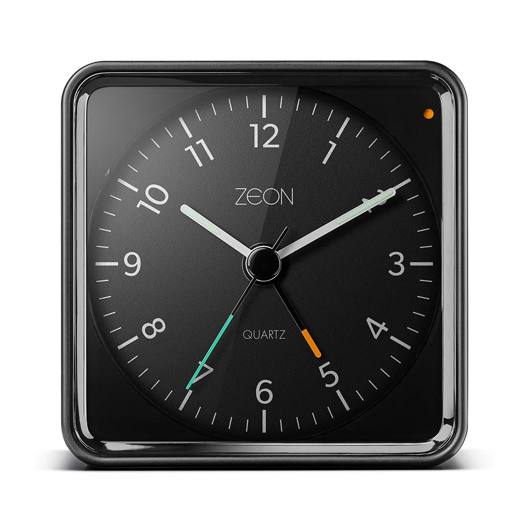 Zeon Analogue Alarm Clock - Black – Zeon Ltd