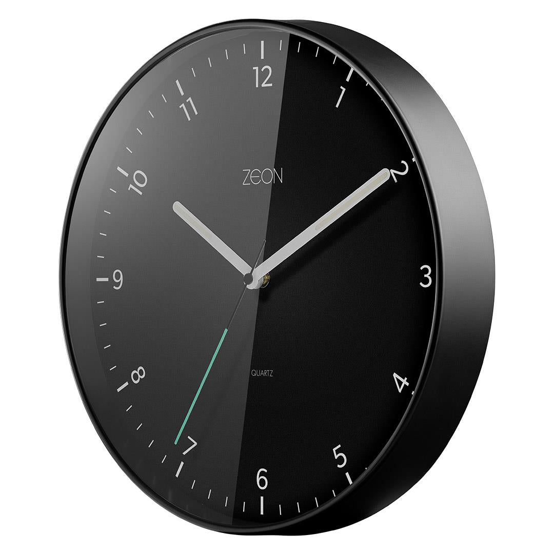 Zeon Easy to Read Analogue Wall Clock - Black – Zeon Ltd